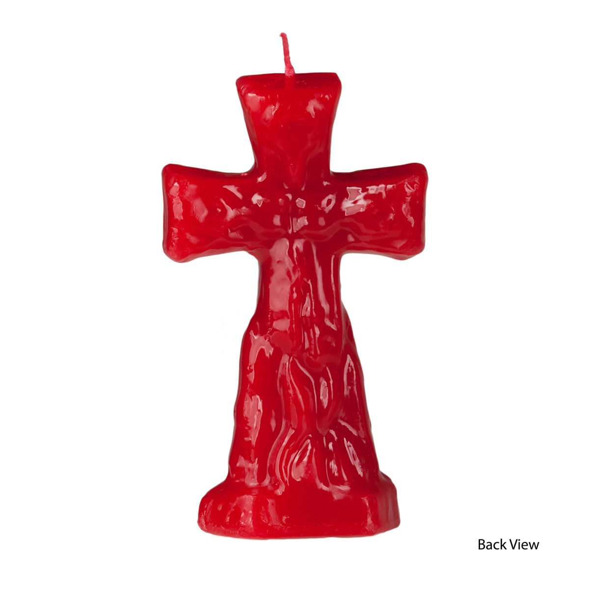 5 Inch Red Holy Cross Candle