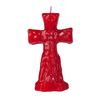 5 Inch Red Holy Cross Candle